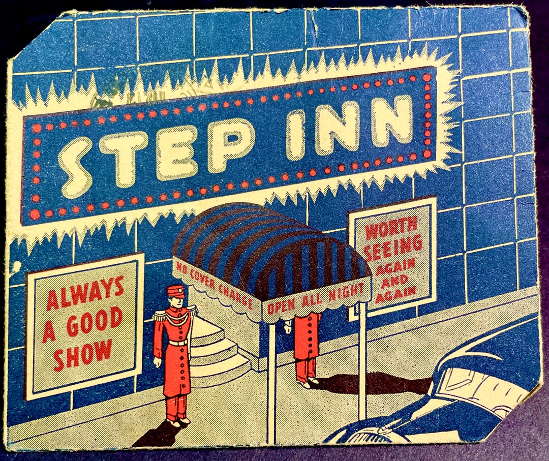 Antique step Inn Club Advertising Mailing Card - Etsy