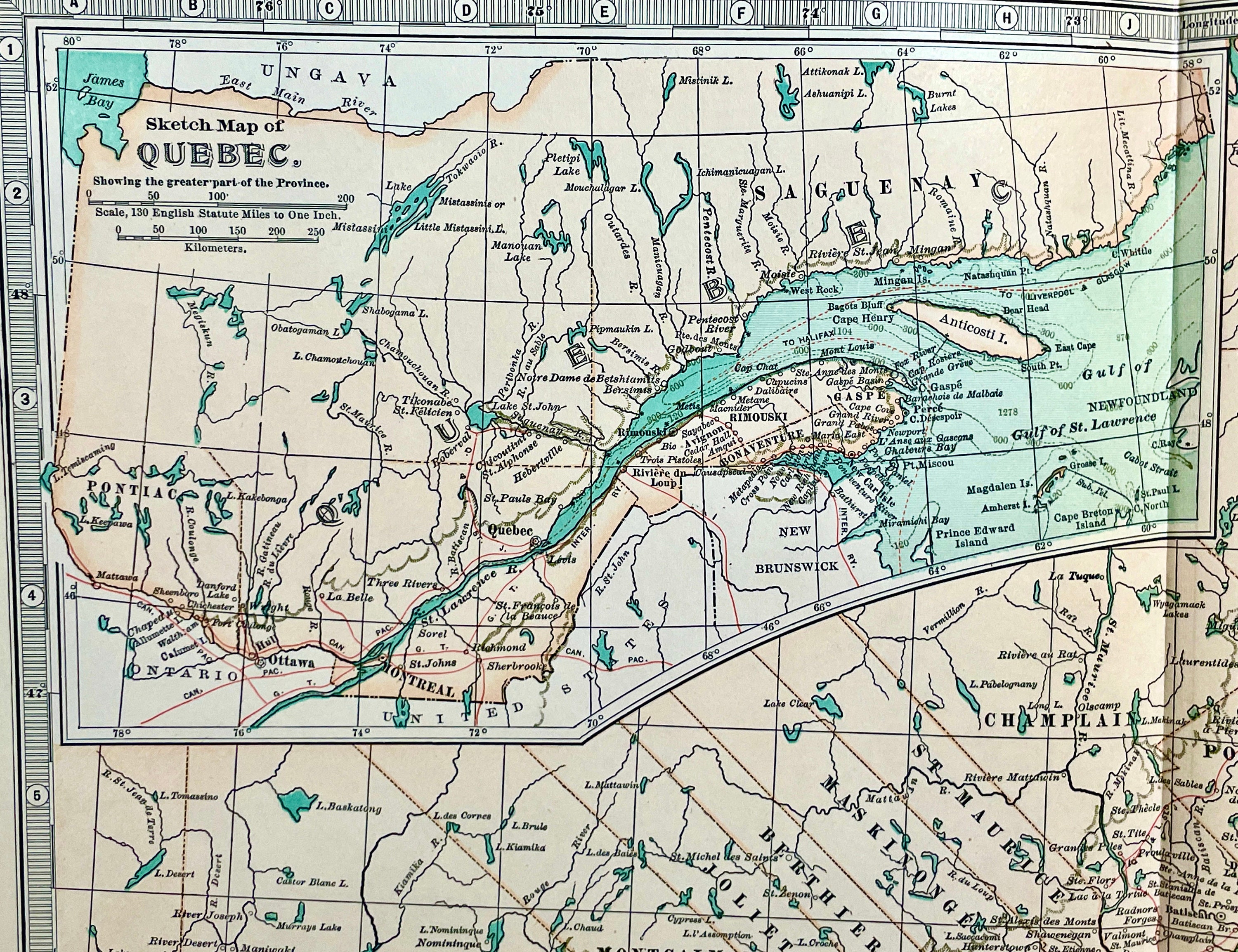 1902 Canadian Maps Century Atlas Maps of Manitoba British Columbia ...