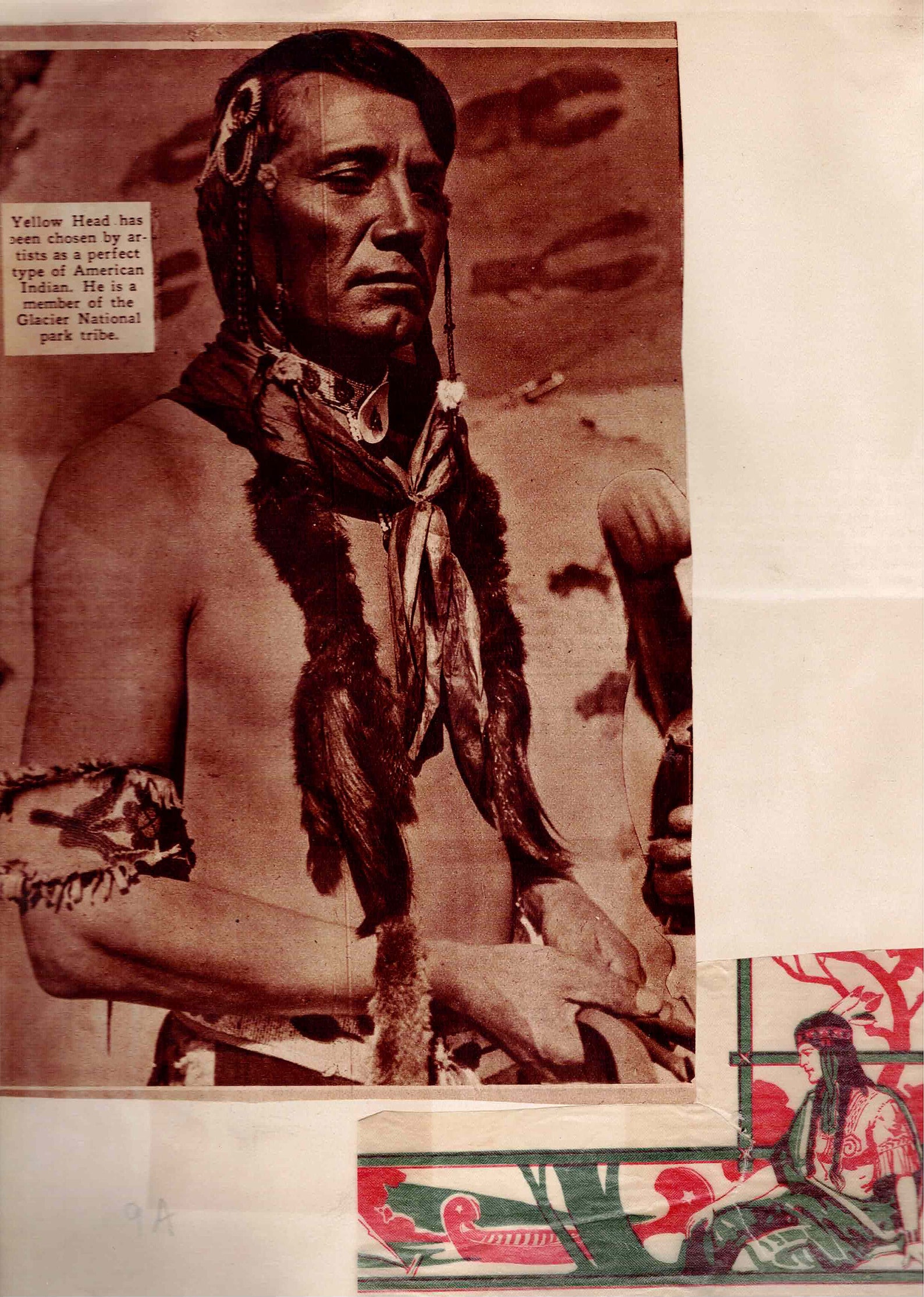 Early 1900-1930 Art Student's Scrapbook of American Indigenous People ...
