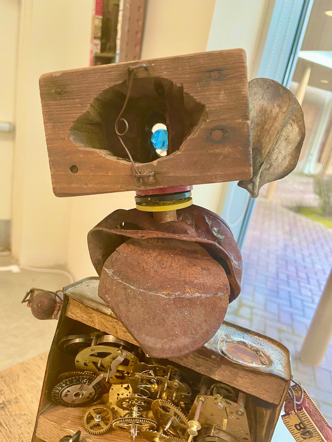 Sculpture many Measures...no Rest Handmade Found Object - Etsy