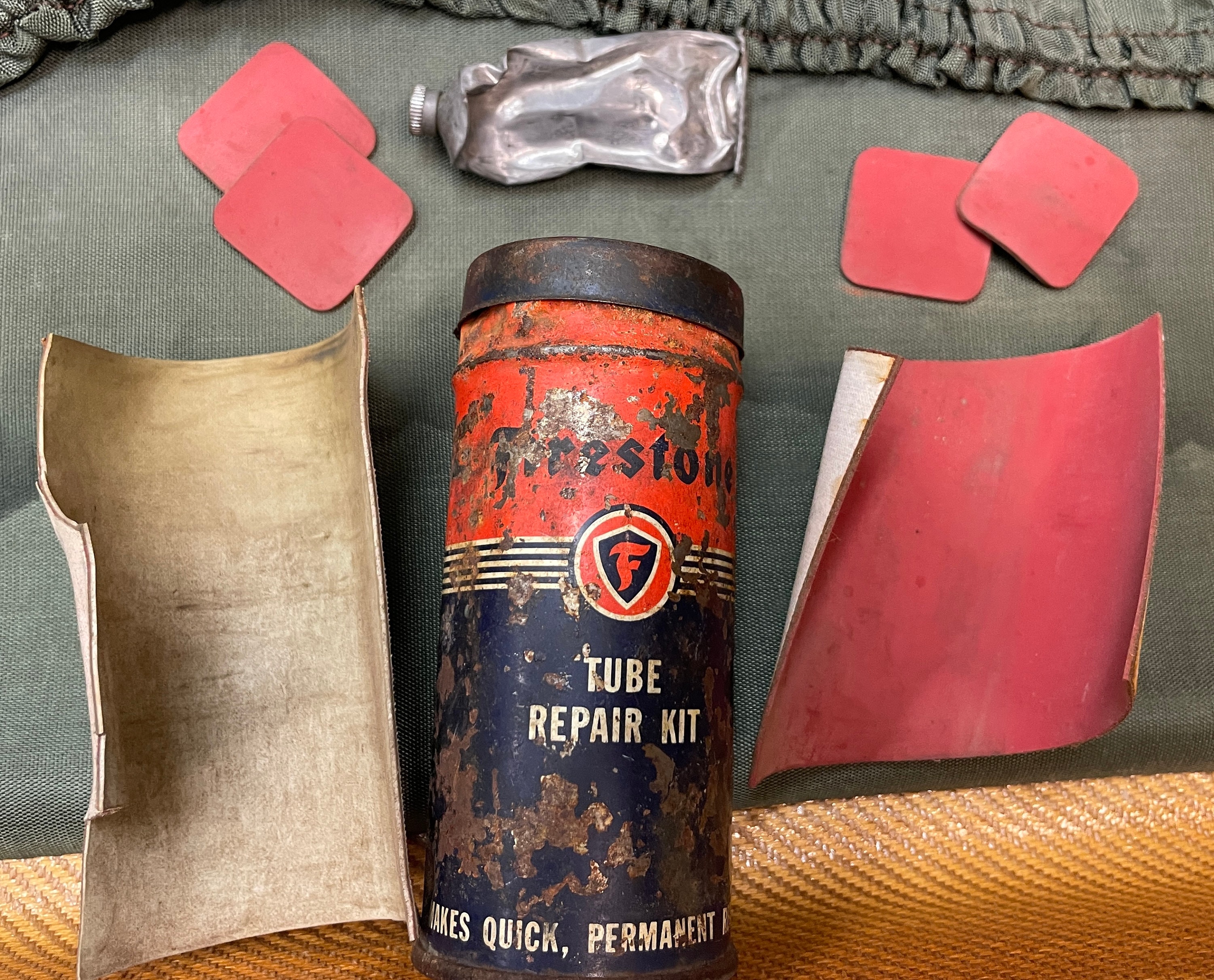 Firestone Tube Repair Kit With Patches and Adhesive Tube - Etsy