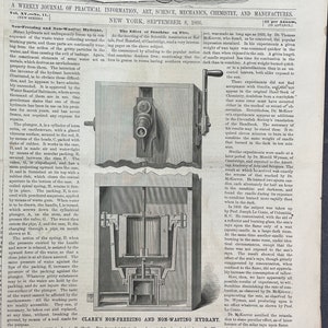 1866 Scientific American Inventions in Transportation, Medicine ...