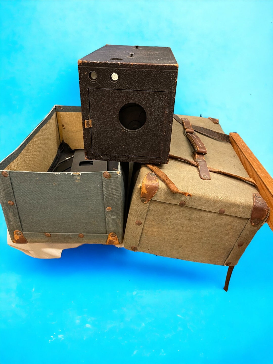 Rare Eastman Kodak 1899 Eureka Camera 4 Model With Original Carrying ...