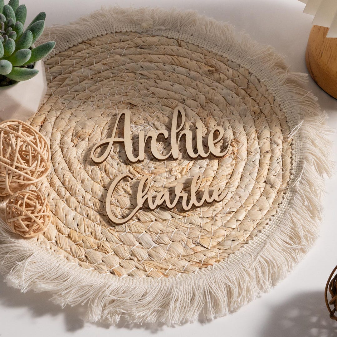 MDF Laser Cut Names,wedding Place Names,acrylic Wooden Table Decoration ...
