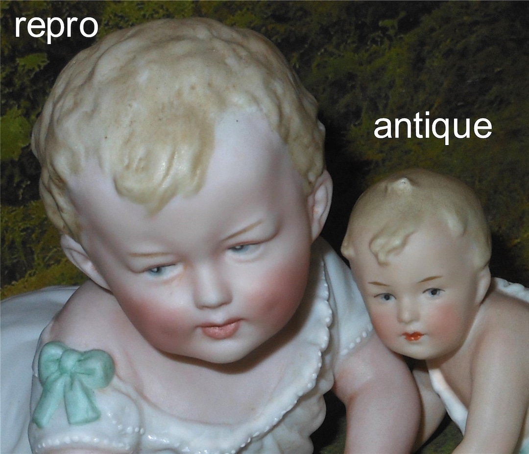 Huebach Piano Babies 2 One Antique One Reproduction Suzanne Mcbrayer ...