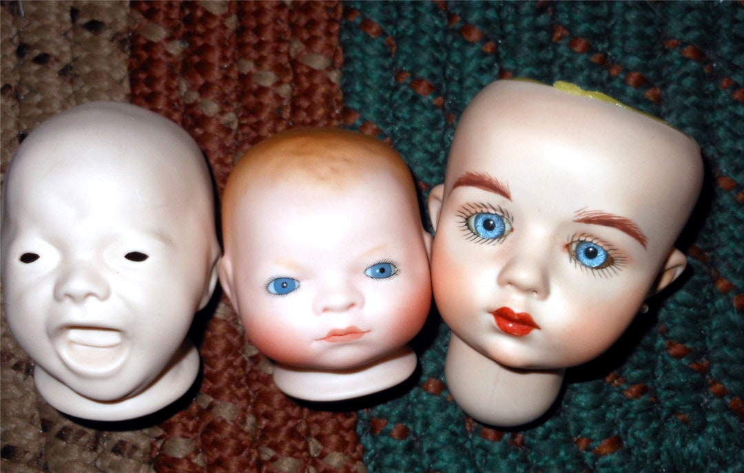 Reproduction Antique Doll Heads, Marque, Bylo, Screamer - Etsy