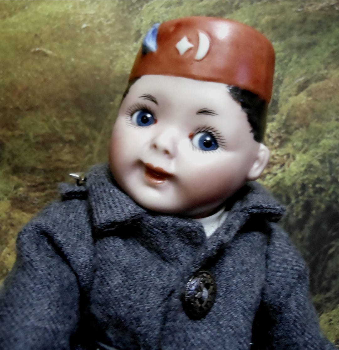 Adorable and Rare Elite Googly 2 Face Googly Doll Reproduction Doll P ...