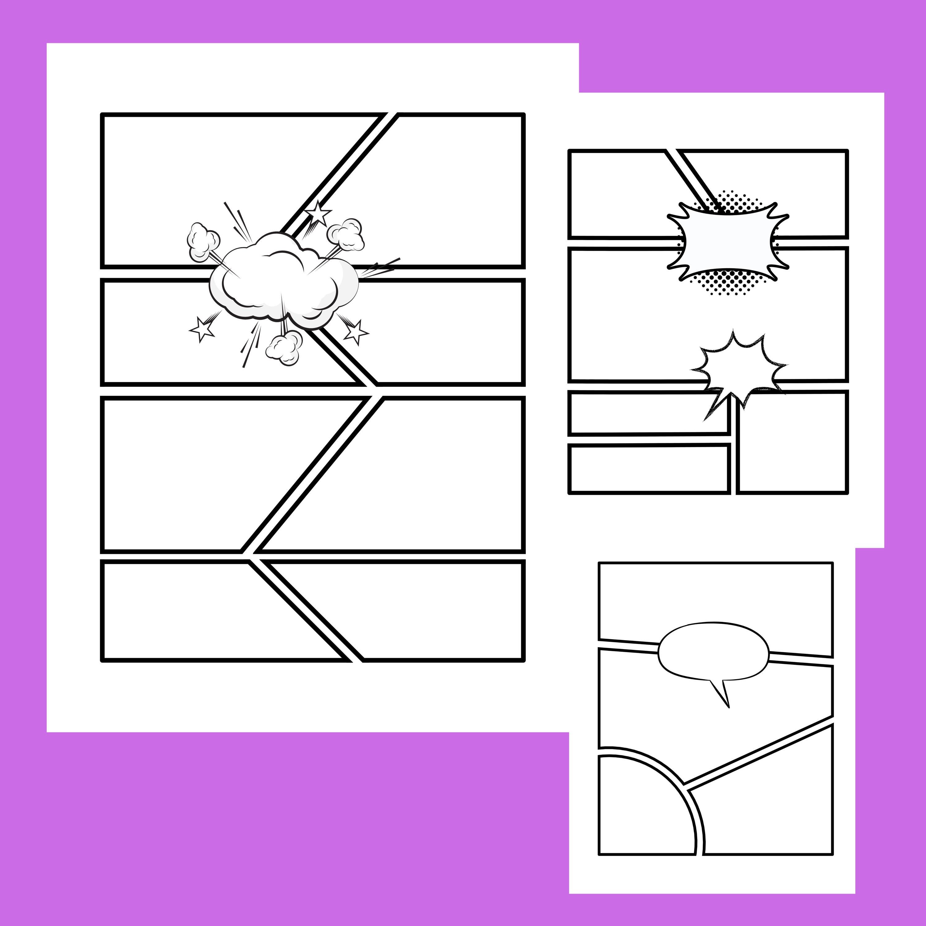 70 Blank Comic Book Template Printable – Create Your Comic Book for ...