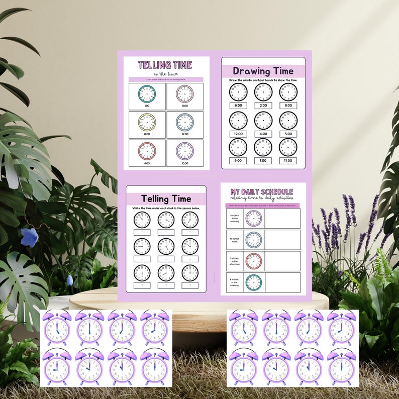 Telling Time Worksheets for Kids (PDF) – Analog Clock Practice ...