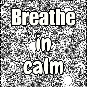Mental Health Coloring Pages | Self-love & Confidence Quotes | Adult ...