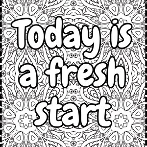 Mental Health Coloring Pages | Self-love & Confidence Quotes | Adult ...