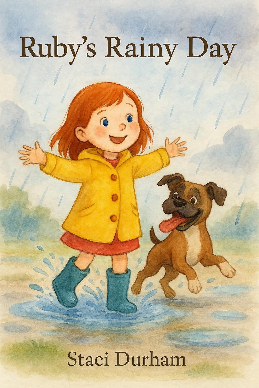 Ruby’s Rainy Day | Printable Children’s Book PDF | Positive Story About ...