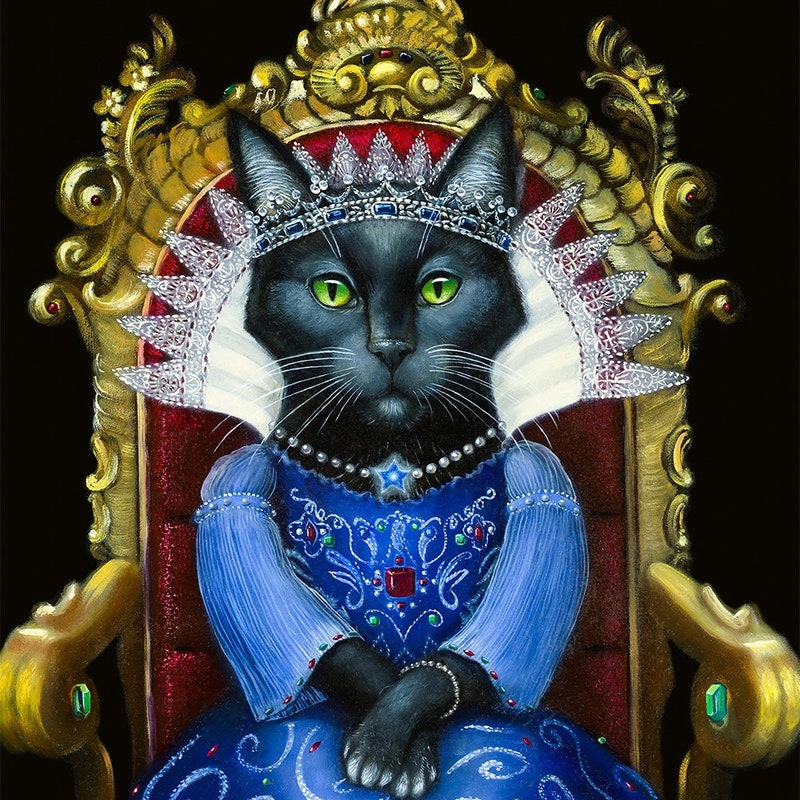Cat Queen - Etsy