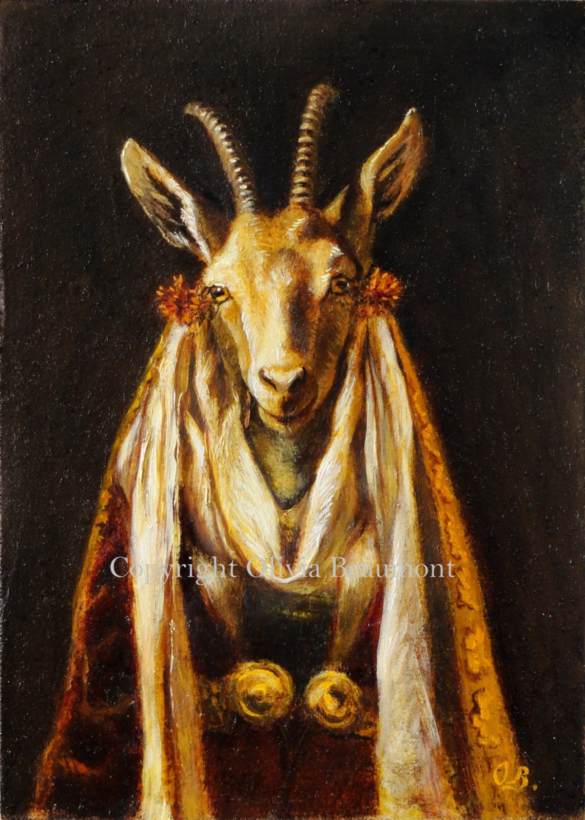 Ibex Art Print - Ya'el - Etsy
