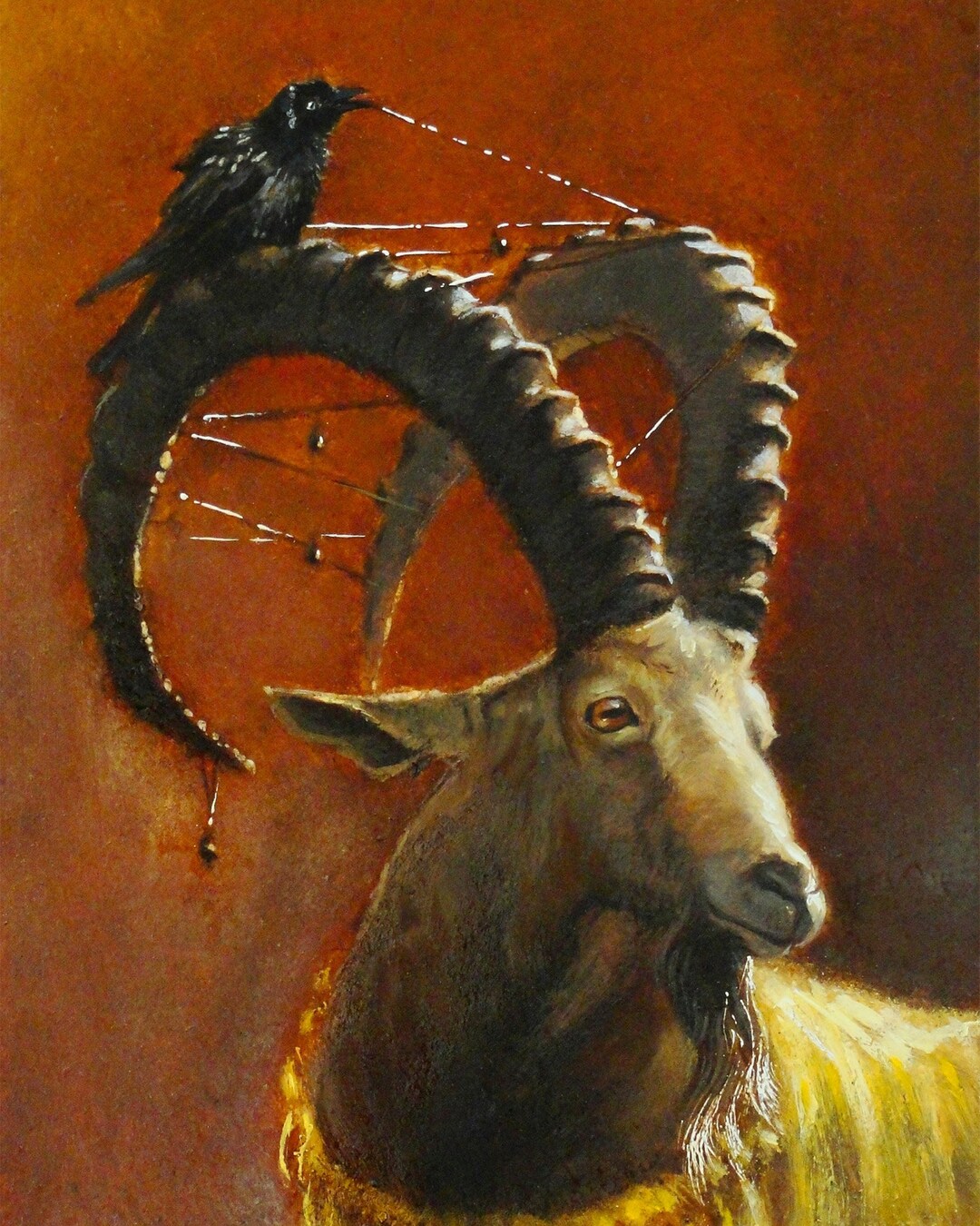 Ibex Art Print - Etsy