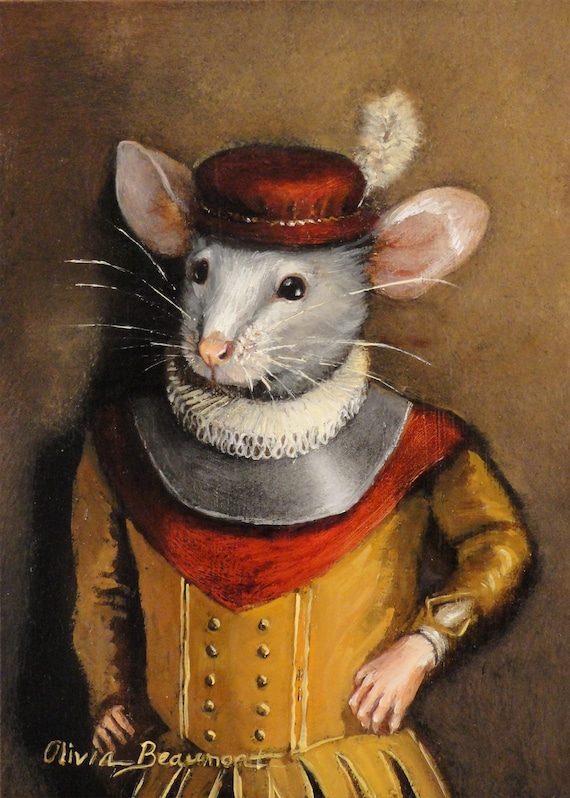 Samuel the Brave Mouse Print - Etsy