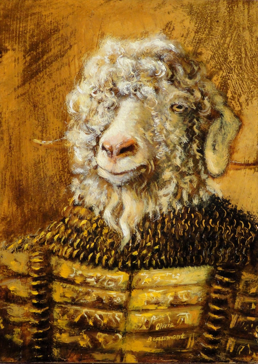 Sheep Warrior Art Print - Etsy