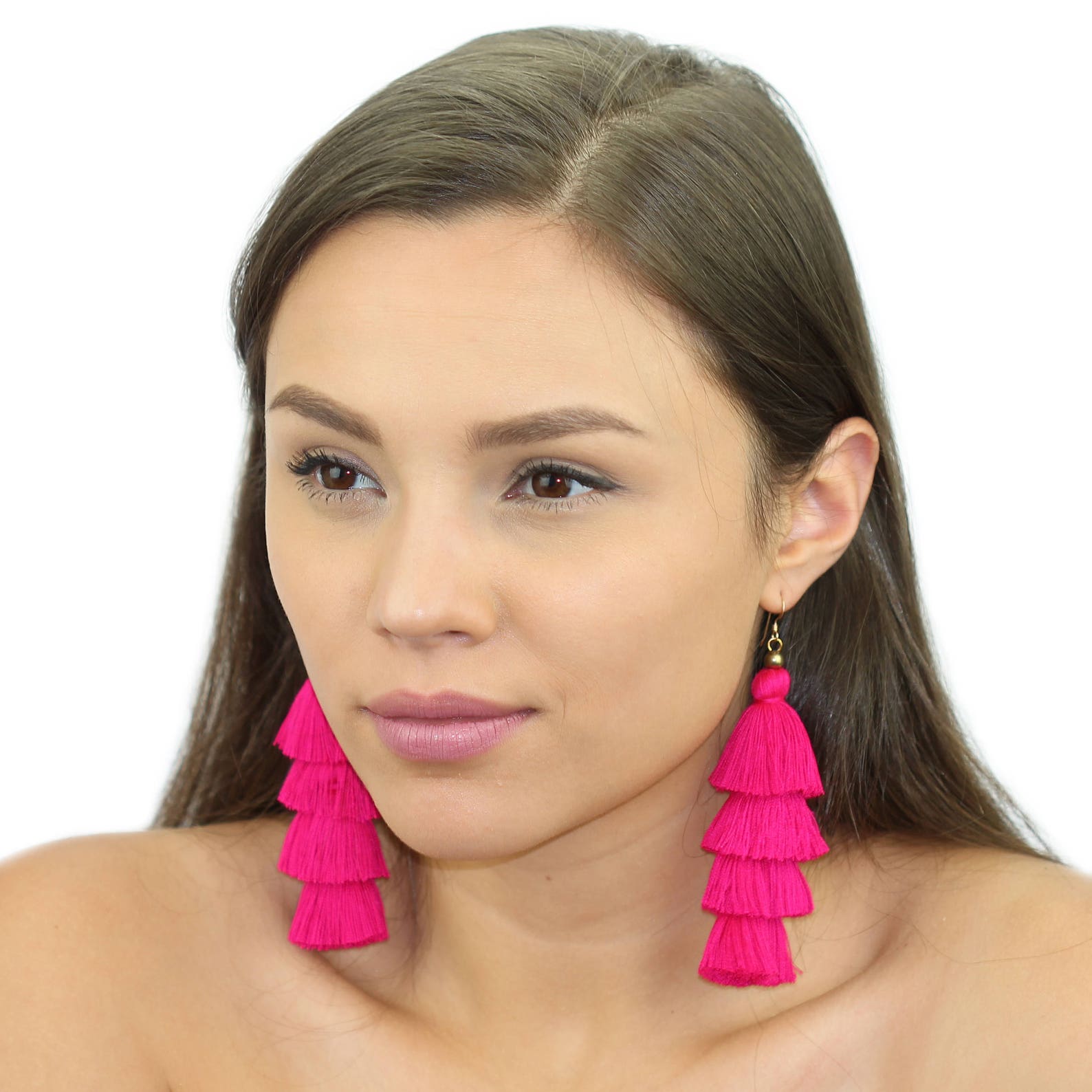 Kristin Perry Colorful Fringe Tassel Earrings - Etsy