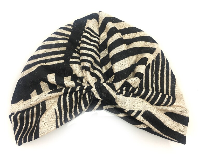 Color Block Sweater Knit Turban / Full Turban Hat / Kristin - Etsy