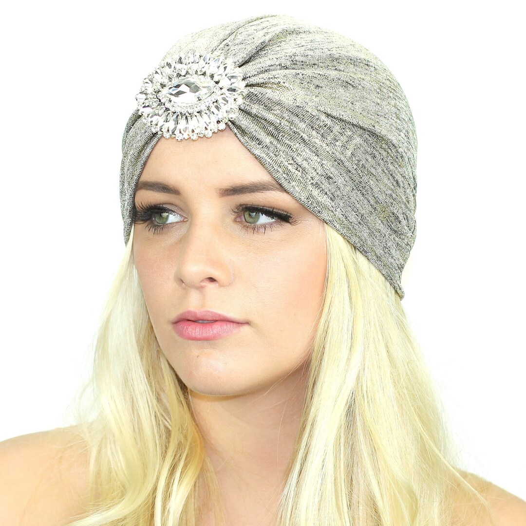 Crystal Knit Turban / Stretch Full Turban / Crystal Knit Hat / Kristin ...