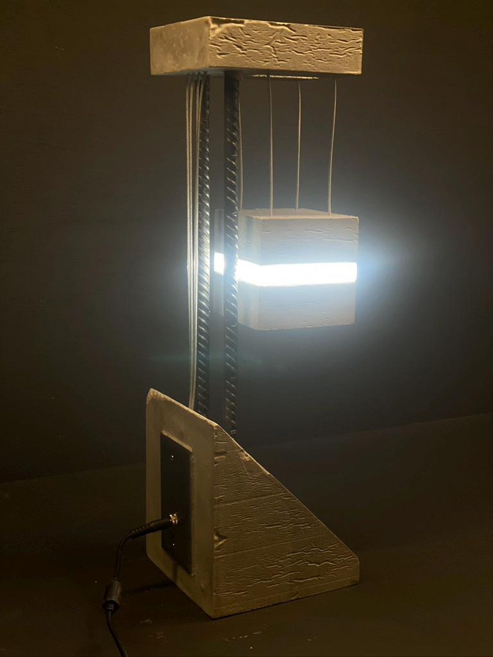 Handcrafted Concrete Lamp “gravity” - Etsy