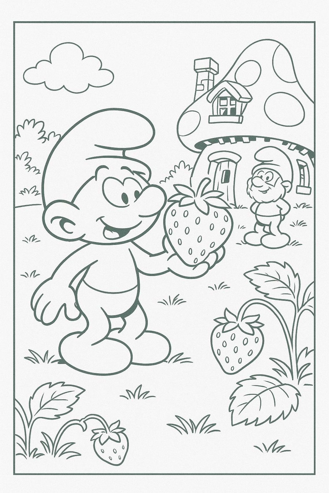 25 Smurfs Coloring Pages to Print Coloring Pages for Kids Fun and ...