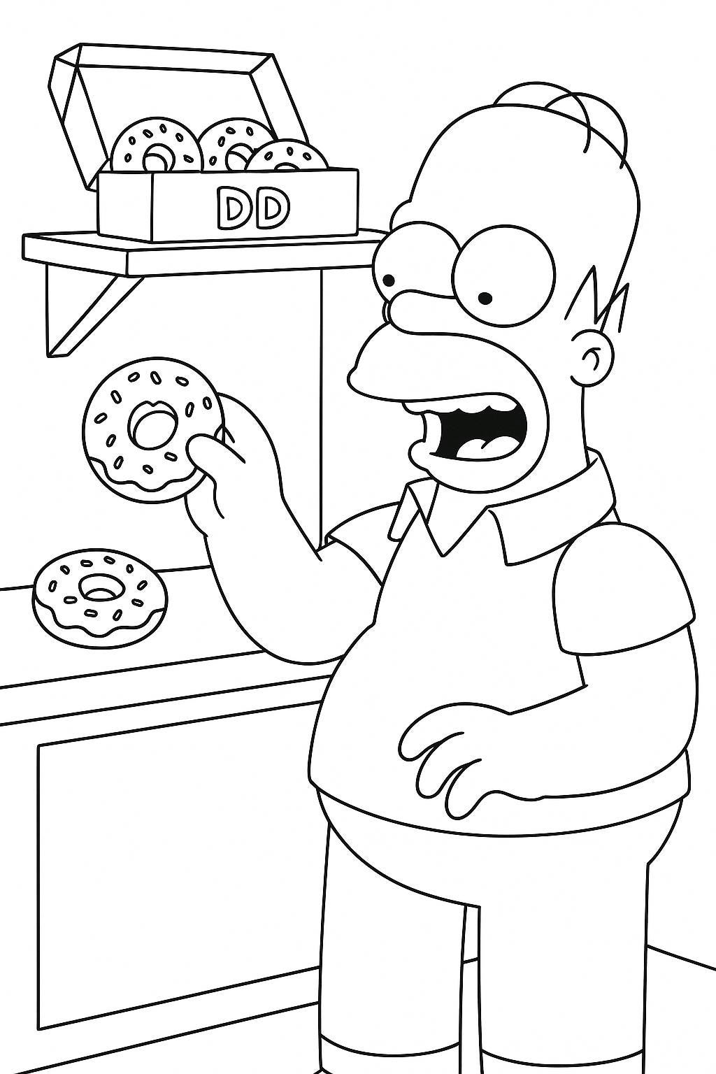 Funny Cartoon Family Coloring Pages Animated TV Show Art Prints 90s ...