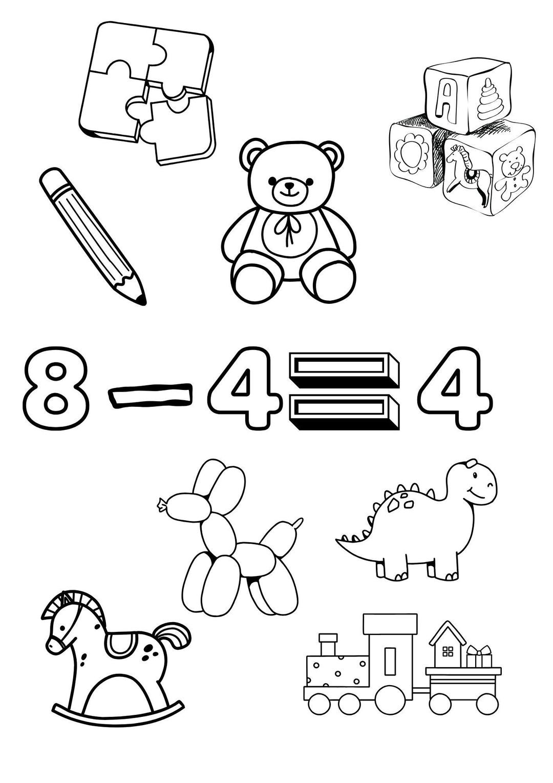 60 Coloring Pages to Learn to Count Multiplication Tables, Subtractions ...
