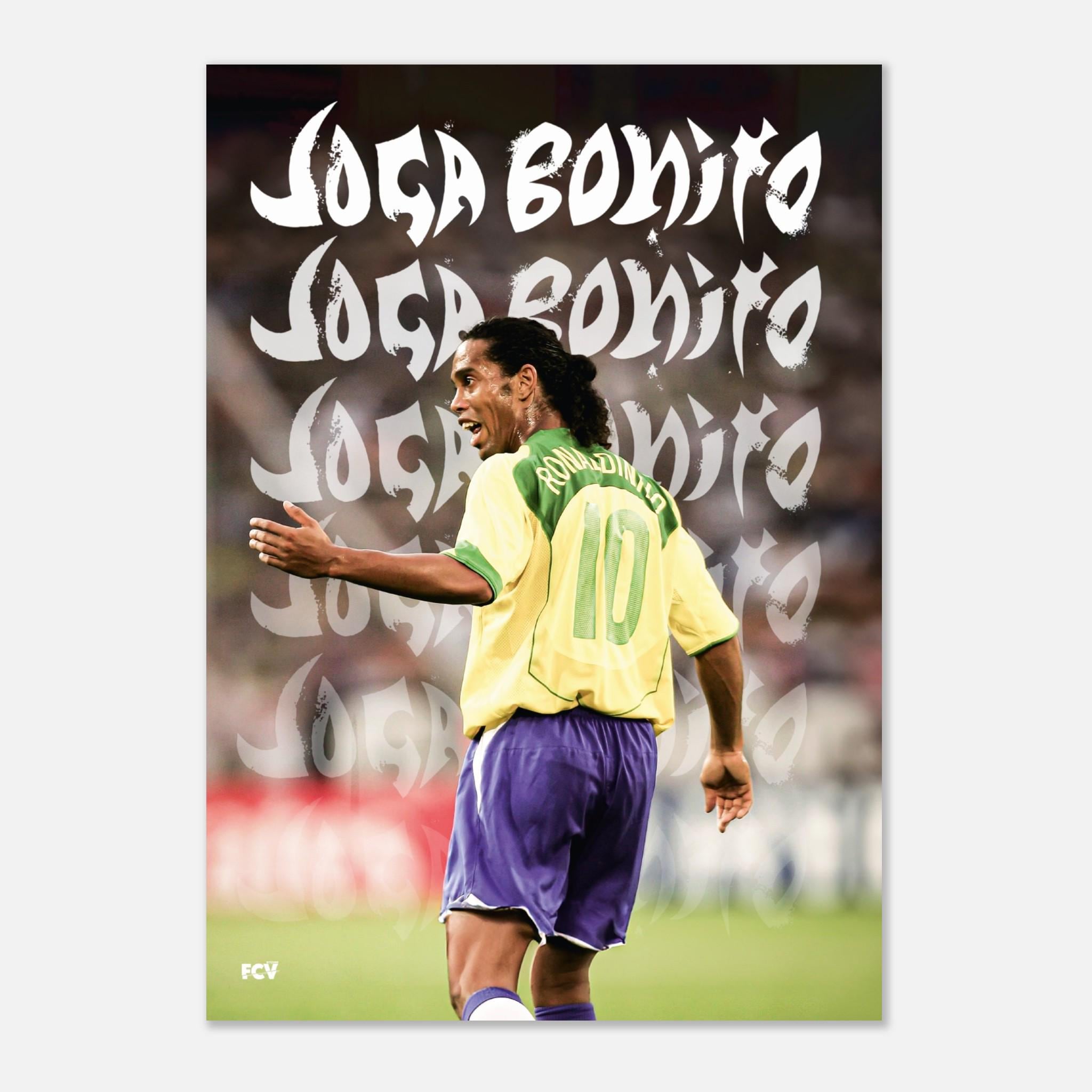 Ronaldinho Poster, Football Star Wall Art, Football Wall Art, Football ...