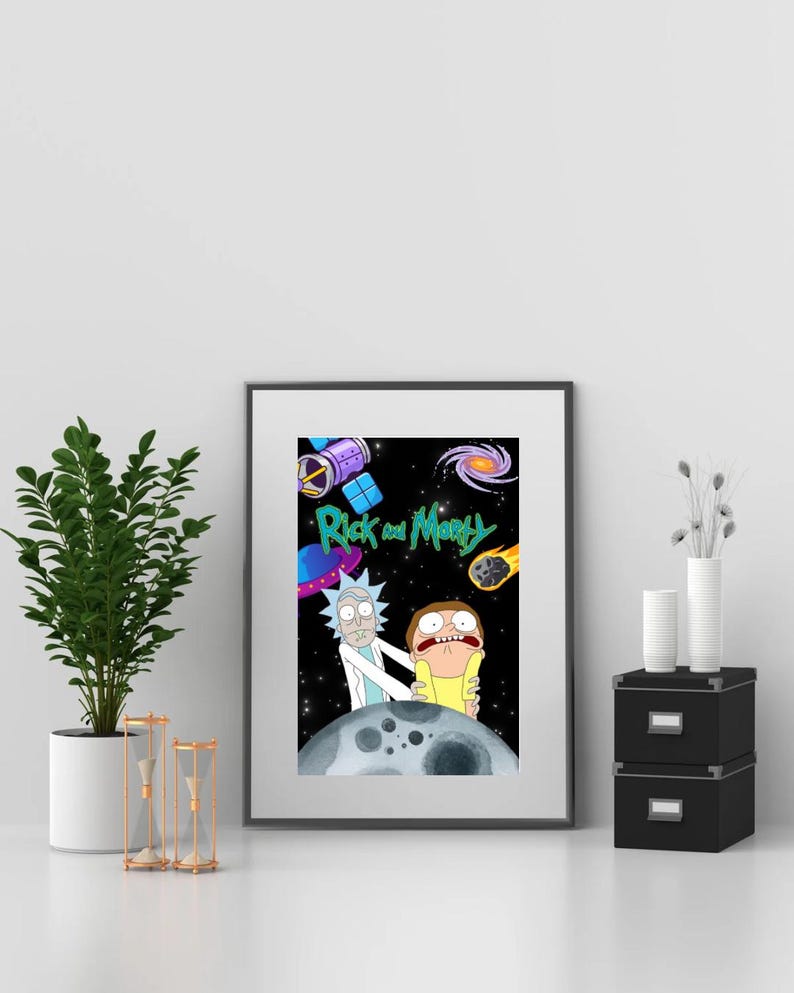 Rick and Morty Poster - Etsy