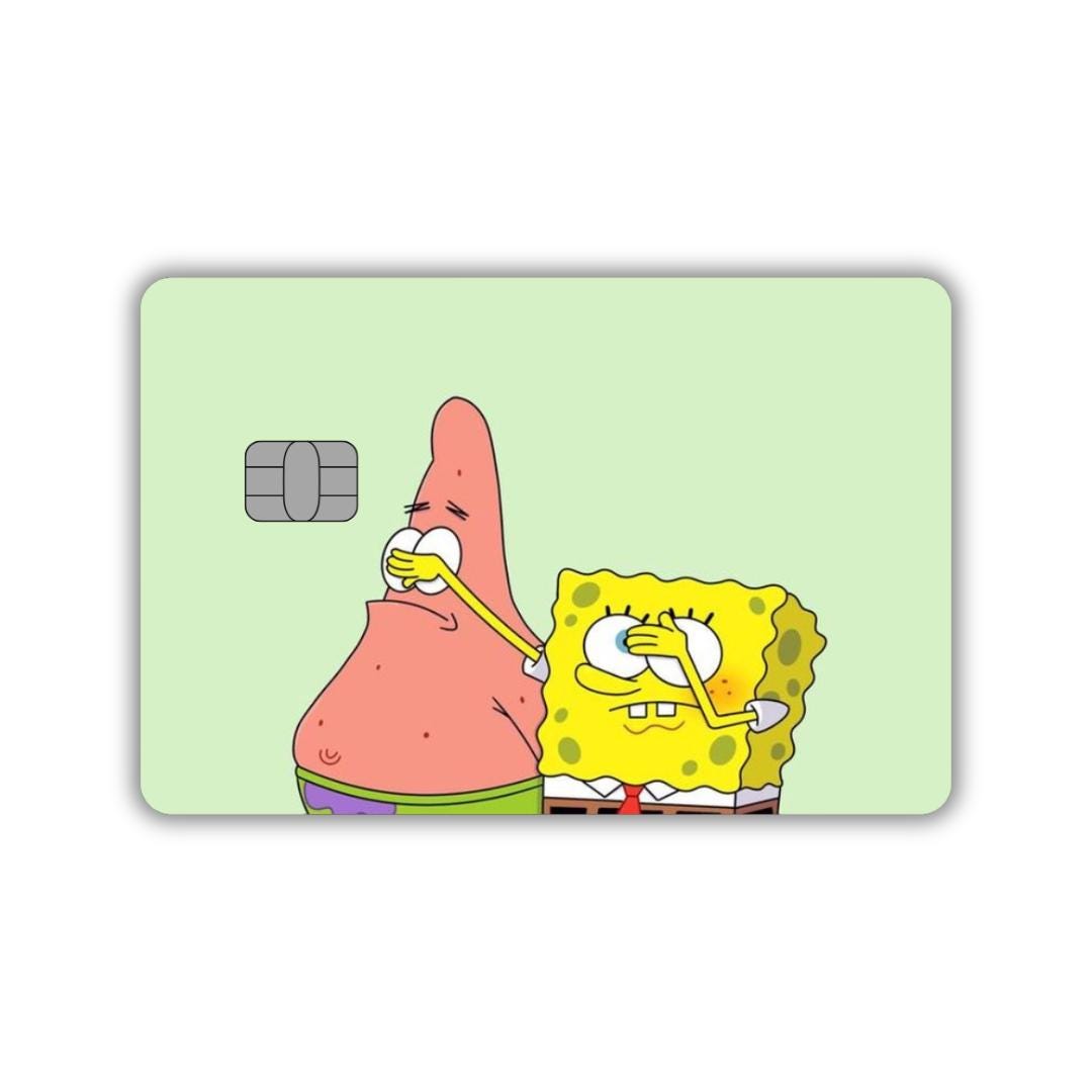 Cartoon Characters Card Credit Card Skin Sticker Cover Funny - Metro ...