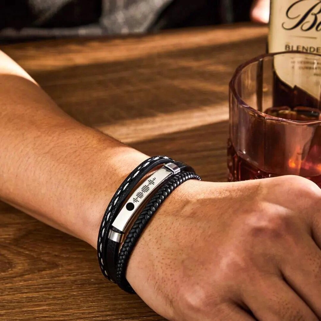 3 Layer Scannable Music Code Bracelet - Etsy