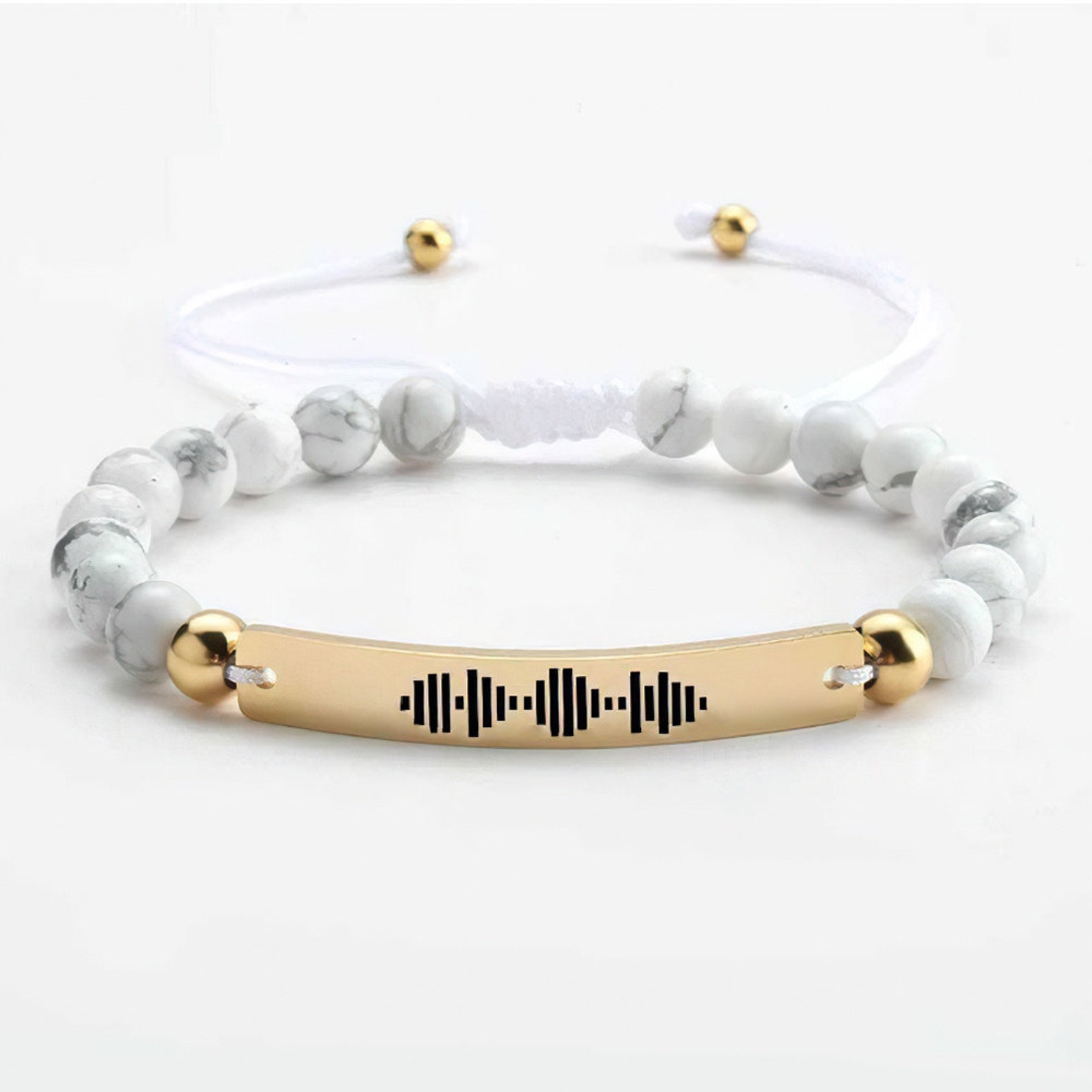 Scannable Music Code Bracelet With Beads - Etsy