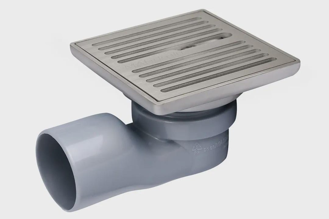 Shower Drain N2 Magdrain 100x100 Mm, H-65, Stainless Steel, Matte, With ...