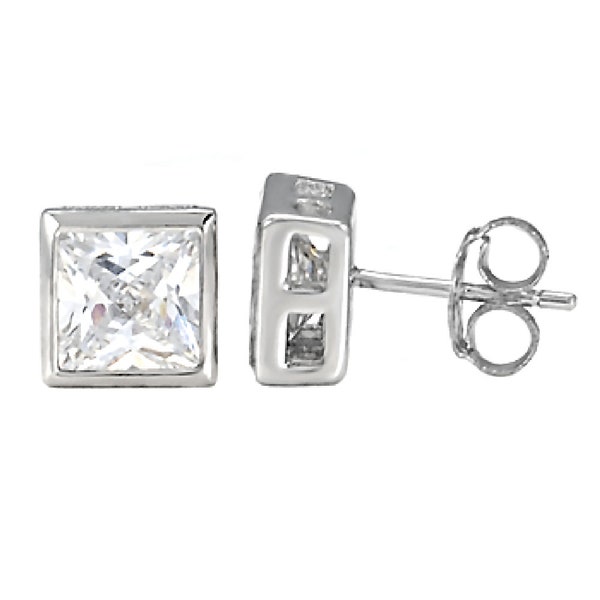 Princess Cut Bezel Setting - Etsy