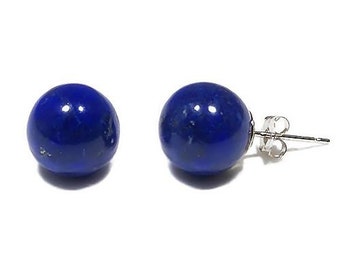 Blue Stud Earrings - Etsy