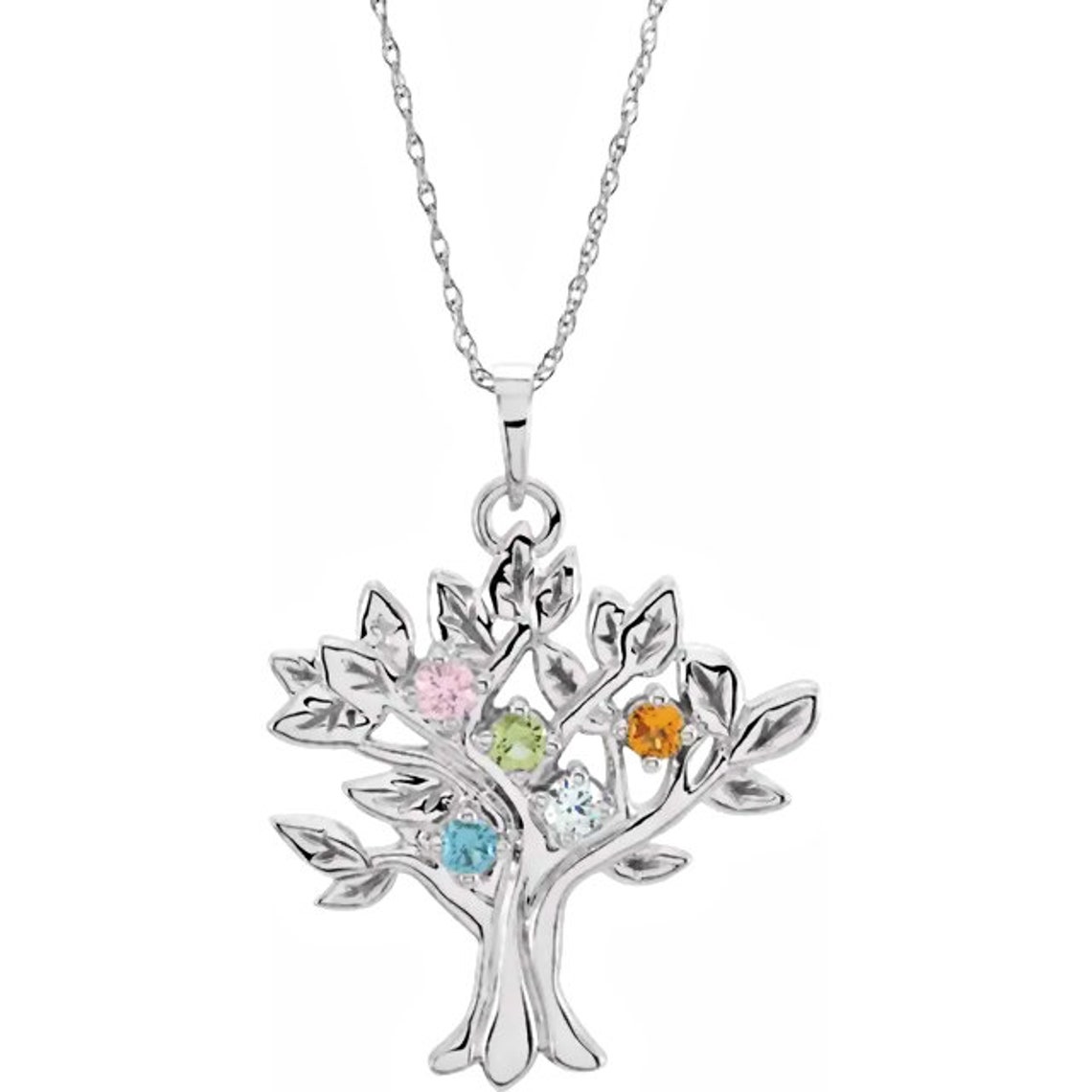 Solid 14K Gold Family Tree Of Life Pendant Necklace Gift For Etsy solid-14k-gold-family-tree-of-life-pendant-necklace-gift-for-etsy