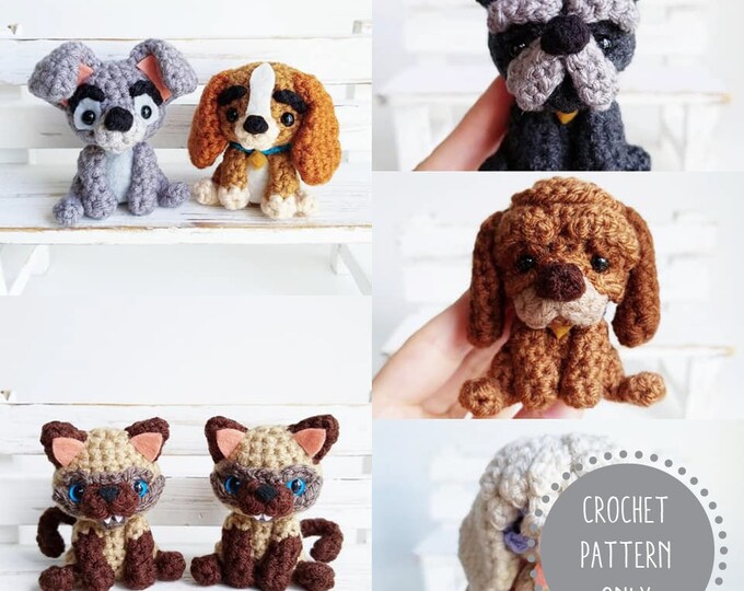PDF / Crochet Amigurumi Pattern Set - Etsy