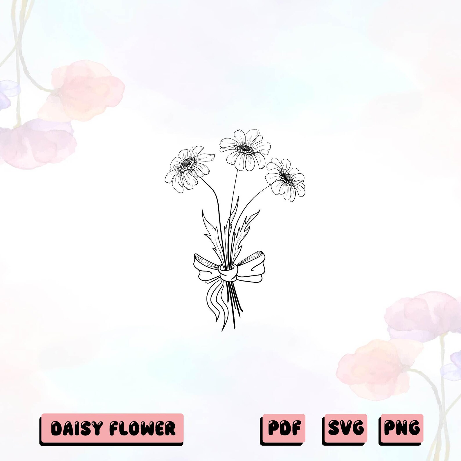 Daisy Svg Bundle, Daisy Flowers SVG, Daisy Flower Clipart, Flower Svg ...