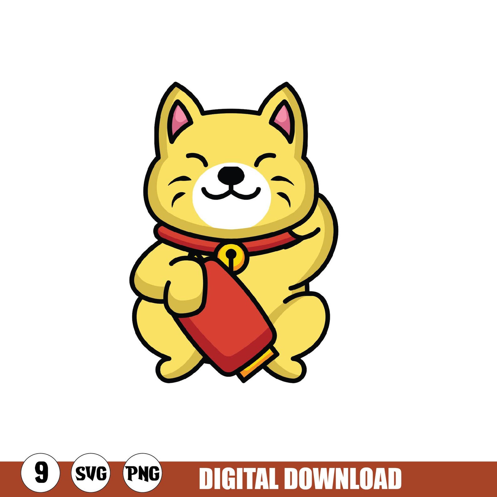 Lucky Cat SVG Bundle, Maneki Neko SVG, Fortune Cat Svg, Asian Good Luck ...