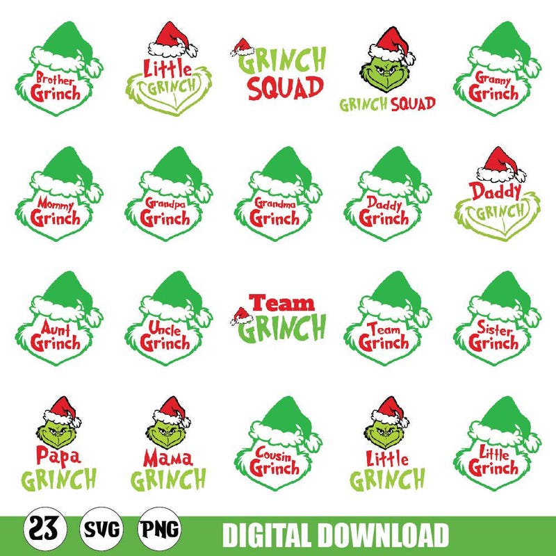 Team Grinch Svg File - Etsy