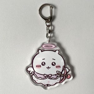 Chiikawa Acrylic Keychain, Chiikawa Double Side Keychain, Hachiware ...