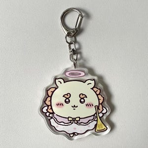 Chiikawa Acrylic Keychain, Chiikawa Double Side Keychain, Hachiware ...