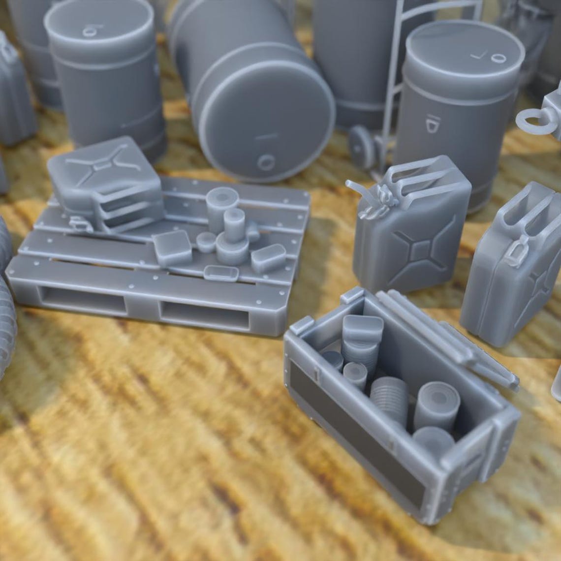 1/35 Militart Fuel Storage Props. 3D Printed - Etsy