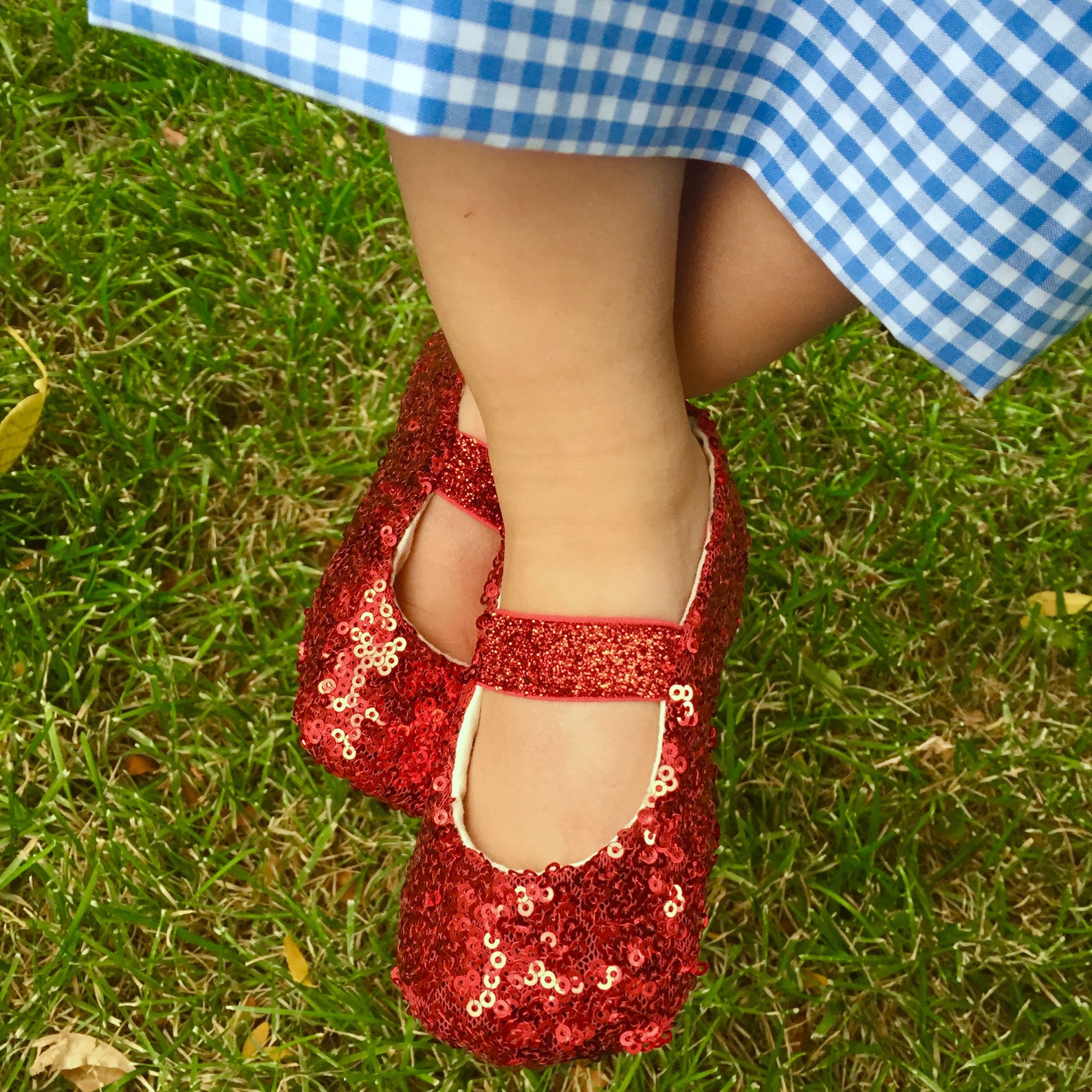 Ruby Red Sequin Slippers - Dorothys Shoes Halloween - Baby and Toddler ...