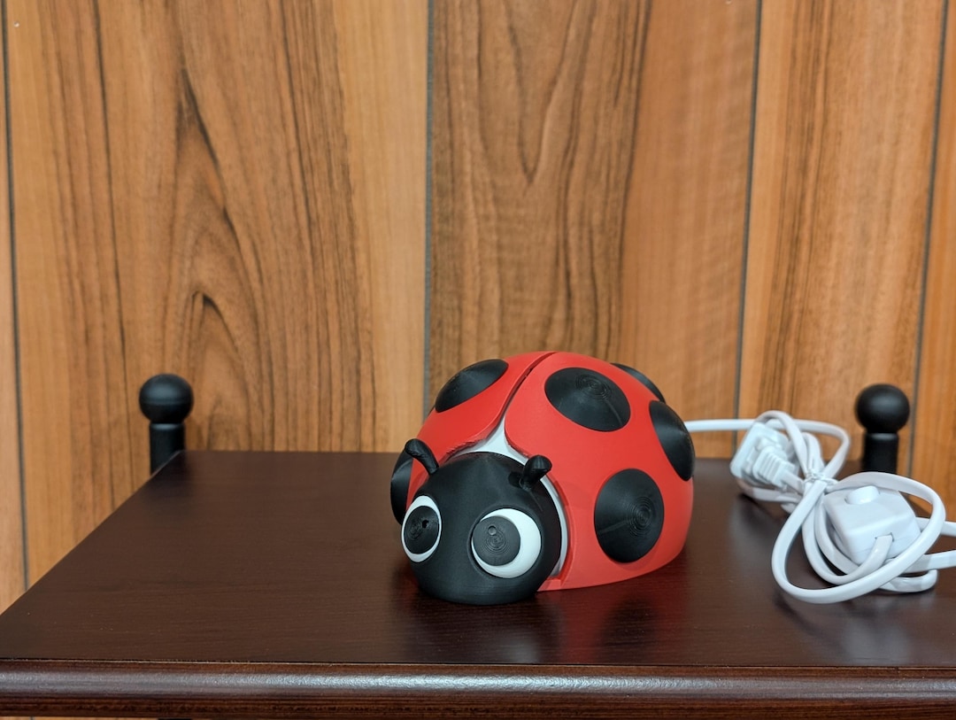 3D Printed Ladybug Lamp – LED Plug-in Night Light - Etsy