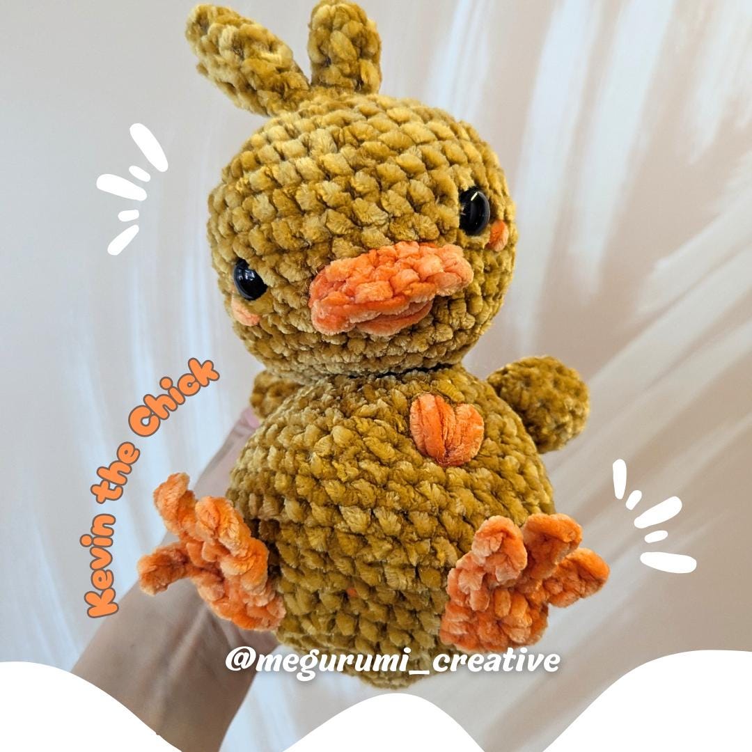 Kevin the Chick – Crochet Pattern – Amigurumi – Plush Toy (PDF Download ...