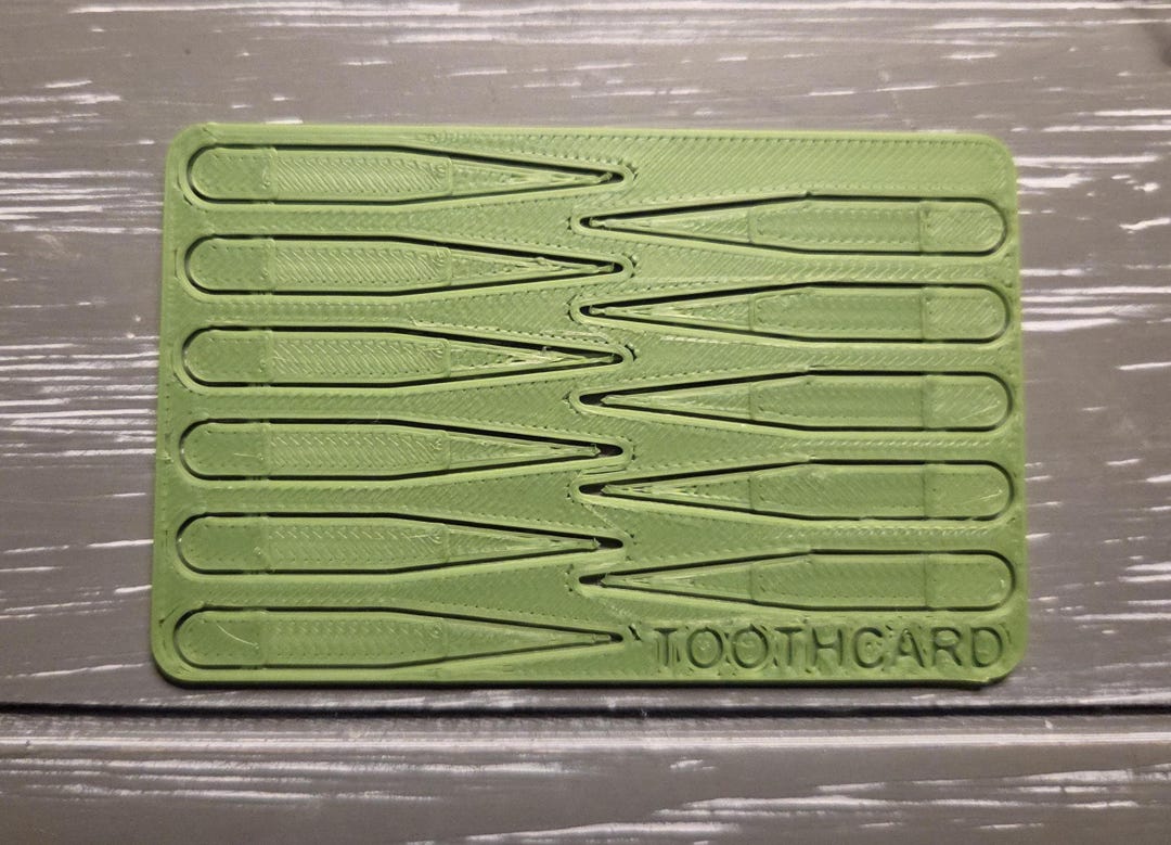 4 Cards With 11 Emergency Toothpick per Card - Etsy