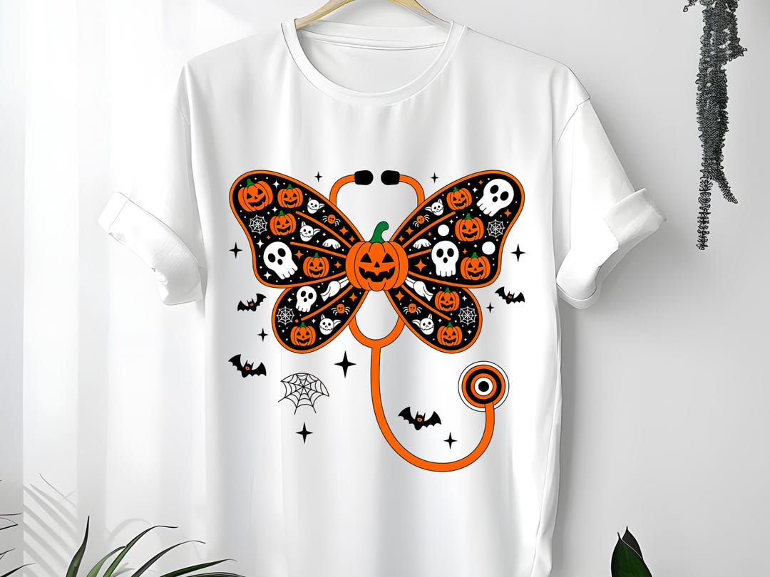 Halloween Nurse Png, Autumn Png, Nurse Stethoscope Png, Halloween Nurse ...