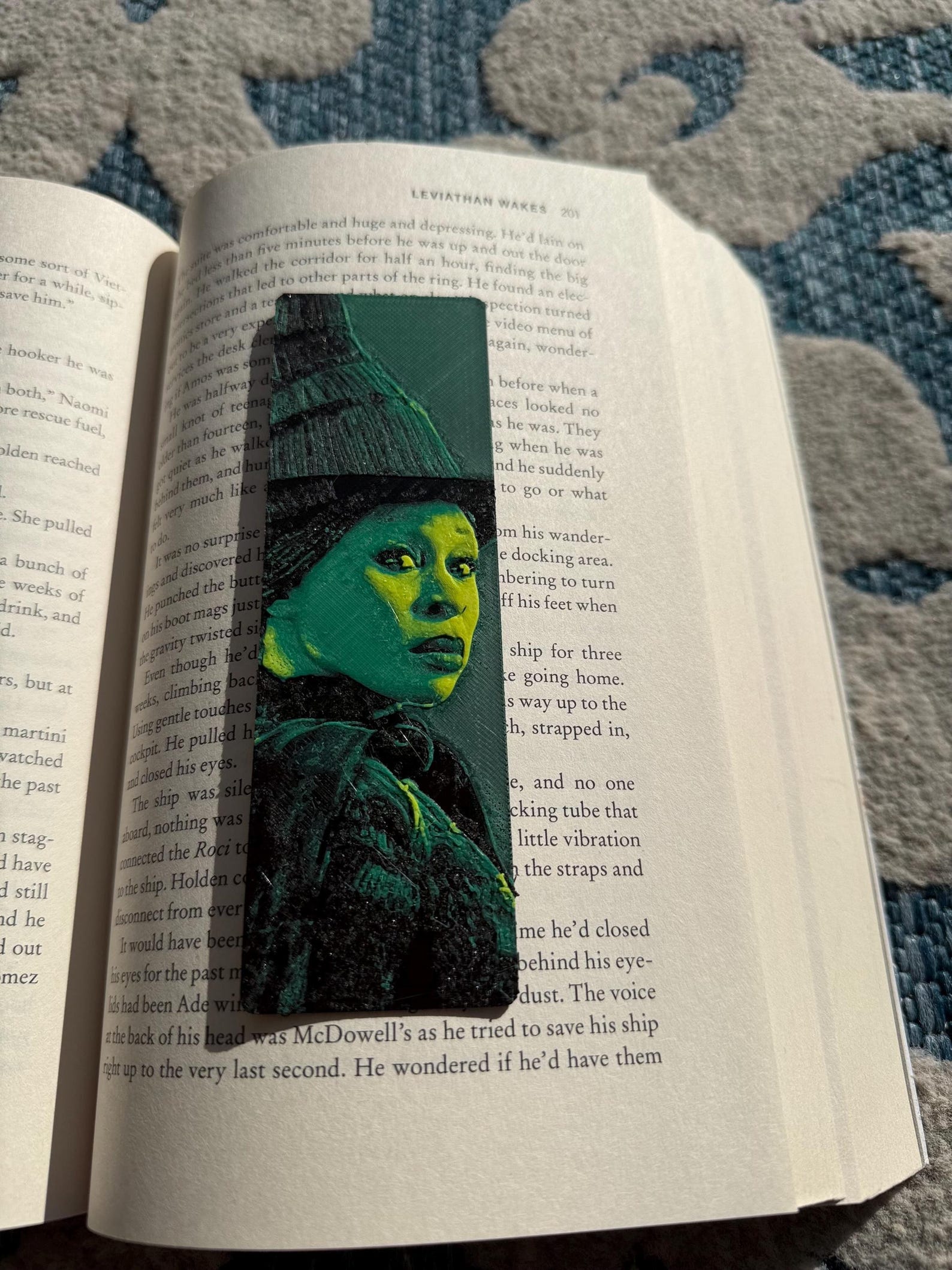 Wicked Inspired Bookmark – 3D Textured Fantasy Musical Portrait - Etsy